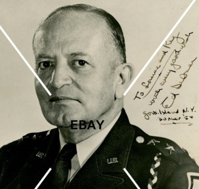 1954 OOAK Signed Photo Brigadier general Edward Dyer NY BW | eBay