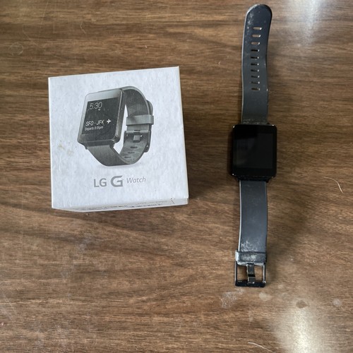 LG LG-W100 G Android Smartwatch White Tested Works for sale online | eBay