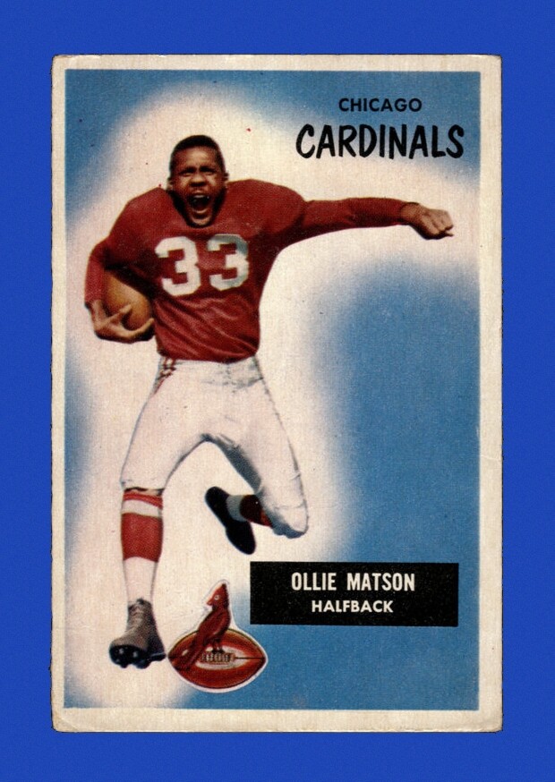 1955 Bowman Set-Break # 25 Ollie Matson VG-VGEX (crease) *GMCARDS* | eBay