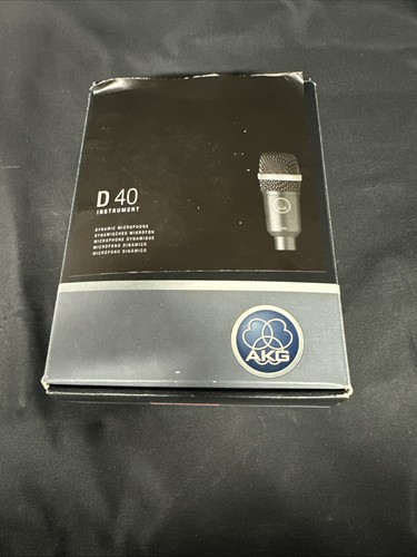 AKG D40 Instrument Microphone New (open Box) | eBay