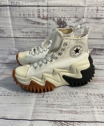 Converse Run Star Motion CX Platform High-Top White Shoes 6.5 M / 8 W ...