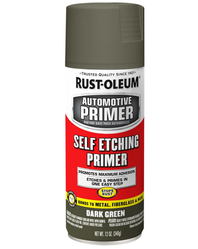 Rustoleum Self Etching Primer (3 - Spray Cans) 12 Oz Formula Stops Rust ...