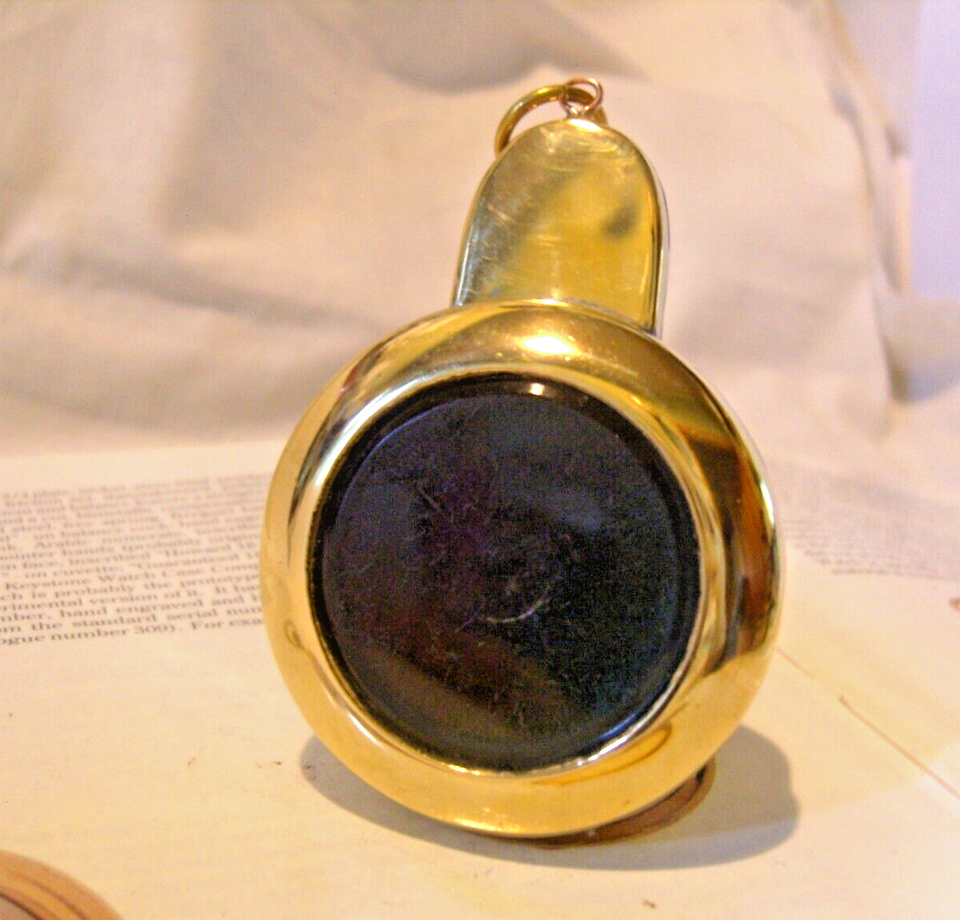 Miners Pocket Watch Case 1920s Original Large Brass Protective Outer ...
