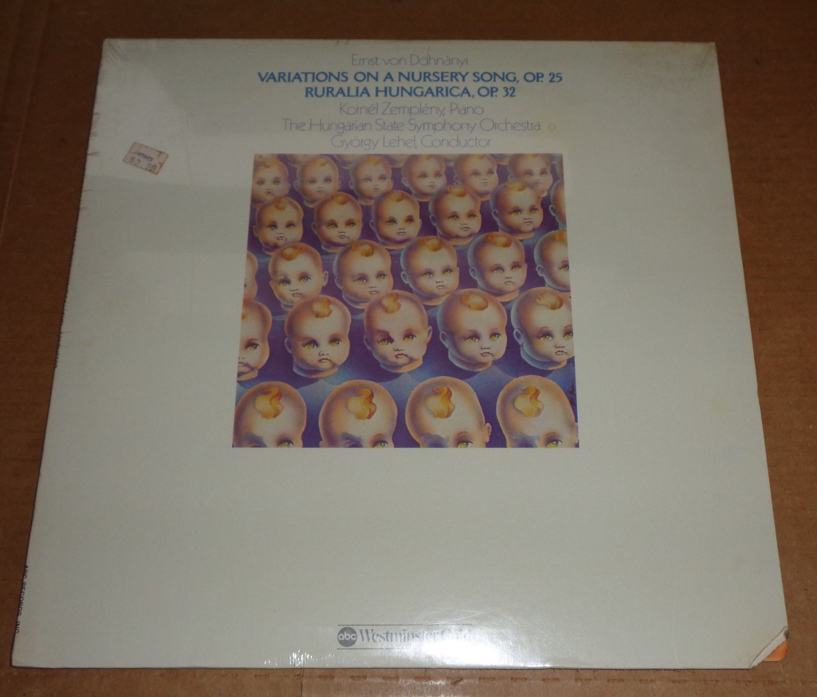 Zempléni/Lehel DOHNANYI Variations on a Nursery Song Westminster WGS ...