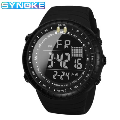 Men's Sports Watch Waterproof LED Backlight Digital Military Tactical ...