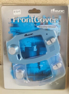2 GBA Front Cover Game Boy Advance Case Transparent And Blue | eBay