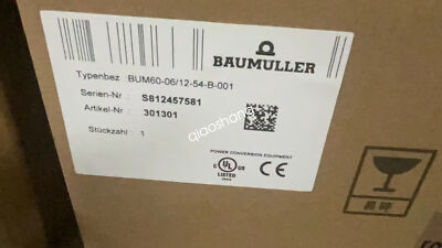 BUM60-0612-54-B-001-VC-A0-0001-0013 BAUMULLER Servo Drive NEW FedEx or ...