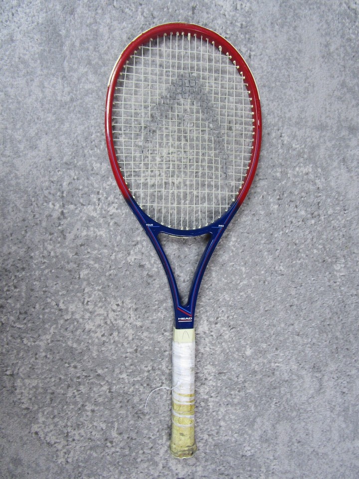 HEAD Special Edition Pro Tennis Racquet Red/Blue Grip 4 1/2" Racket USA ...