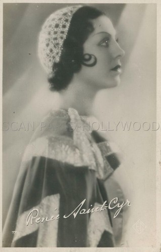 RENEE SAINT CYR 1930s VINTAGE POSTCARD CARTE POSTALE CP #1 | eBay