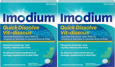 Imodium Diarrhea Relief, Quick Dissolve 40 Tablets, Fresh stock, Last ...