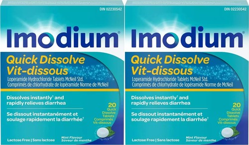 Imodium Diarrhea Relief, Quick Dissolve 40 Tablets, Fresh stock, Last ...