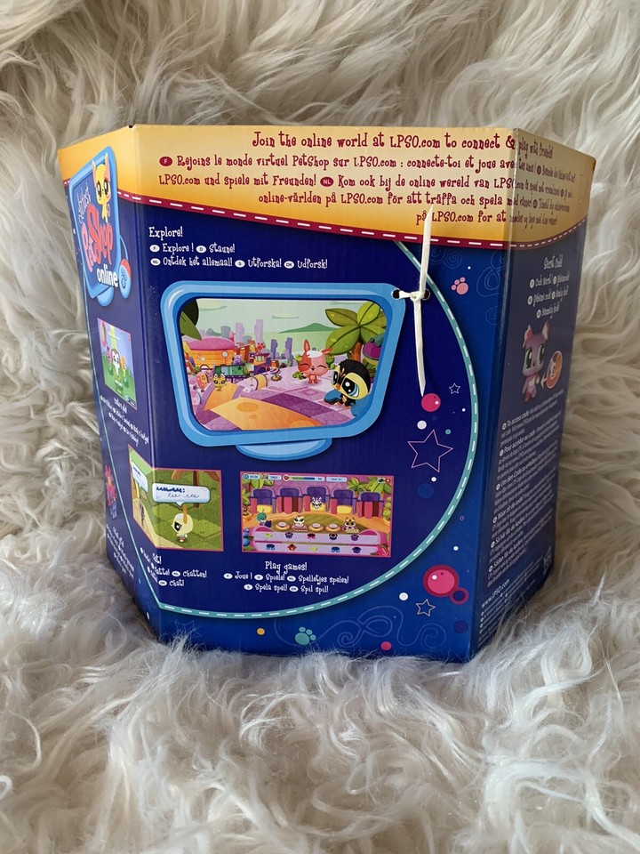 Littlest Pet Shop LPS Pink Flamingo LPSO Pets Plush Flamingo New In Box ...