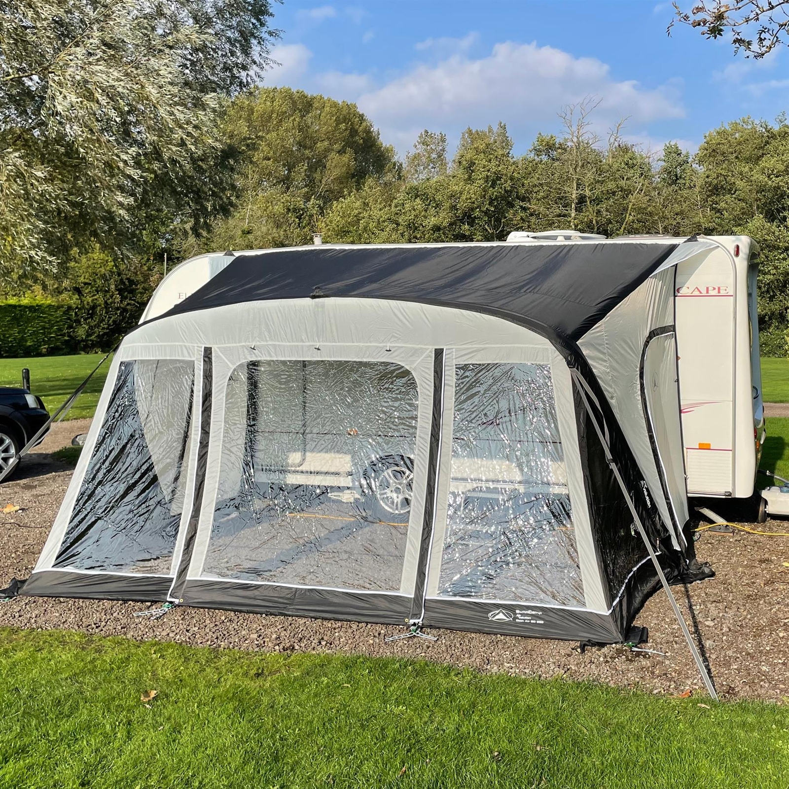 SUNNCAMP DASH 390 AIR SC CARAVAN AWNING INFLATABLE BLOW UP PORCH TENT ...