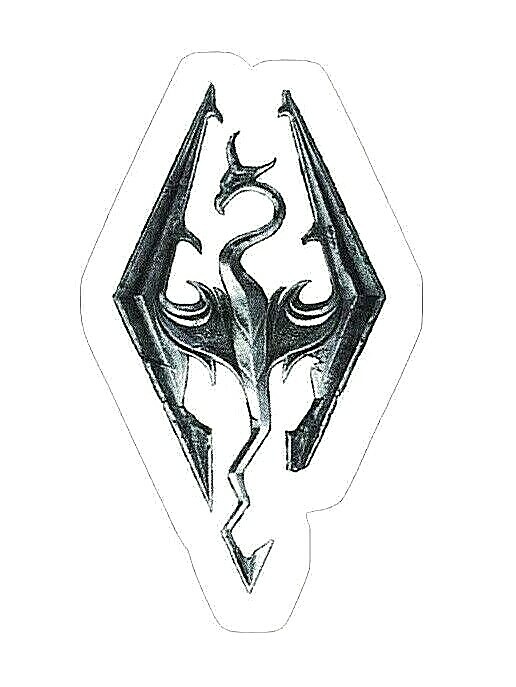 Skyrim Dragon Logo