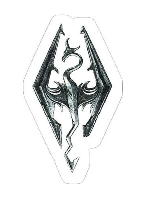 SKYRIM STICKER ~ Imperial Legion Elder Scrolls Dragon Logo Video Game 3 ...