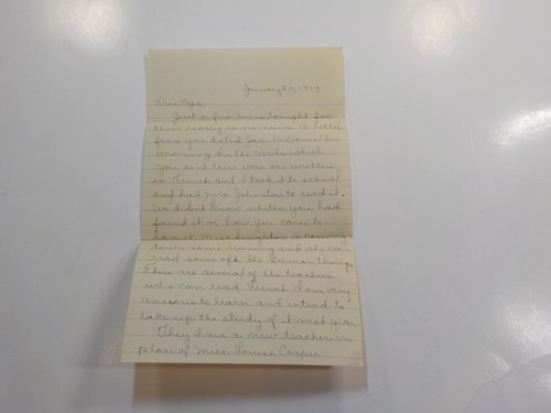 WW1 Letter 1919 Cards Sent French Captain WW I 33rd Division 131st ...