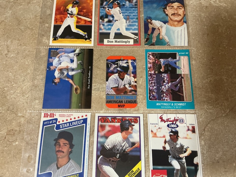 DON MATTINGLY : SHARP AND NOT SO COMMON LOT!!!!! PLEASE READ!!!!! | eBay