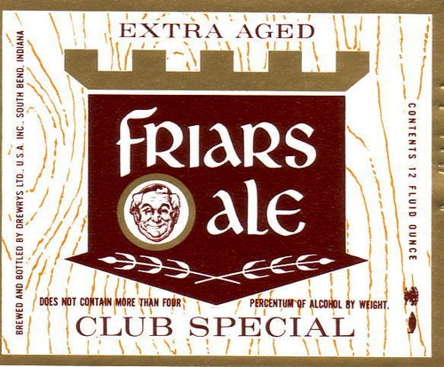 Friars Ale Beer Label South Bend, IN Refrigerator / Tool Box Magnet | eBay