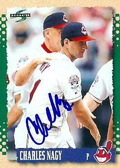 Charles Nagy autographed Baseball Card (Cleveland Indians) 1995 Score ...