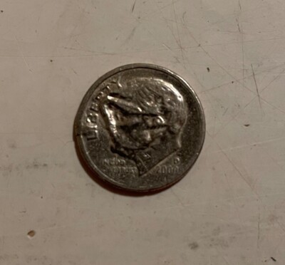 2000-D Roosevelt Dime Major DIE CHIP Errors - Obverse Reverse RARE One ...