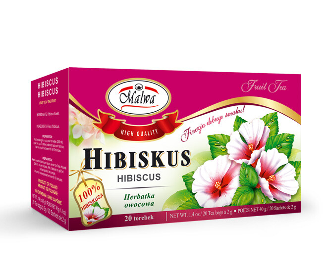 Malwa Hibiskus HIBISCUS Polish Fruit Tea Poland 20 Tea Bags US Seller ...