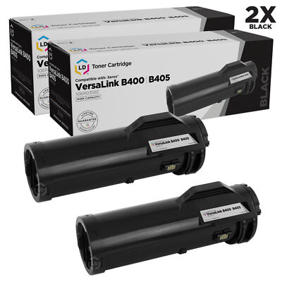 LD Compatible Xerox 106R03582 High Yield Black Toner 2PK for VersaLink ...