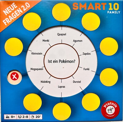Smart 10 Family Neue Fragen 2.0 Piatnik Familienspiel Brettspiel ...