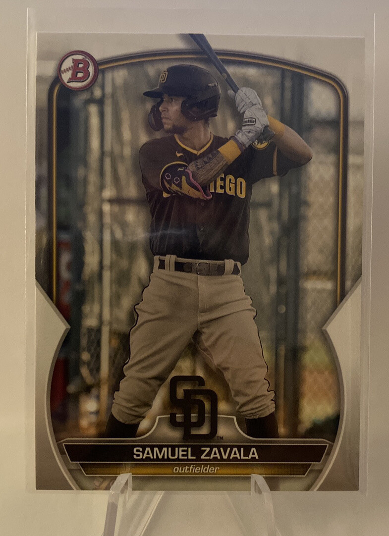 2023 Bowman Paper Rookie Prospect Samuel Zavala San Diego Padres #BP-75 ...