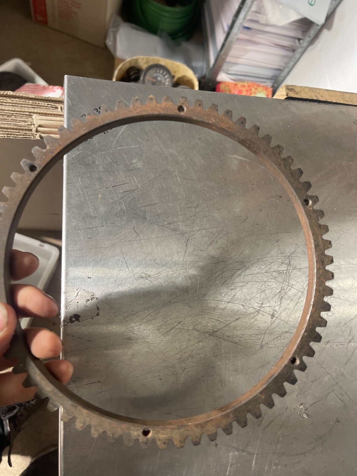 Harley Davidson Shovelhead Clutch Drum Starter Ring Gear softail ...