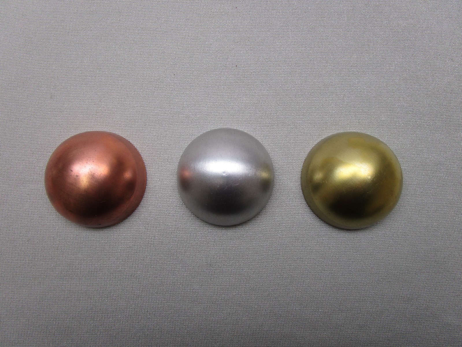 2 INCH BRASS HALF BALLS - HEMISPHERE- .260 | Grelly USA