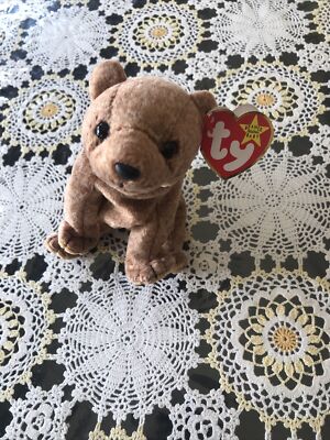 Ty Beanie Baby Pecan The Bear Plush Toy - 4251 Brand New! Be The First ...