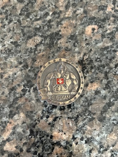 1984 Masters of the Universe He-Man Metal Belt Buckle… - Gem