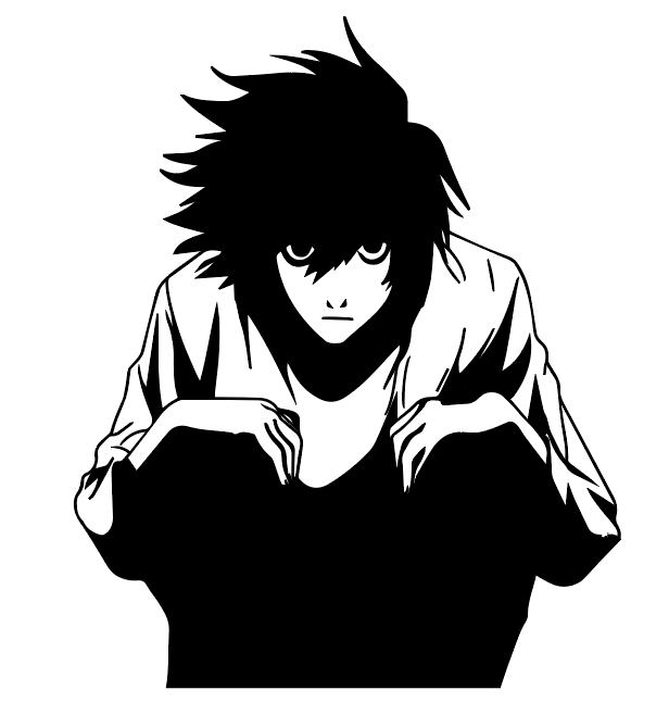 L Png Death Note Manga Steam Workshop::[Death Note] L P.M.