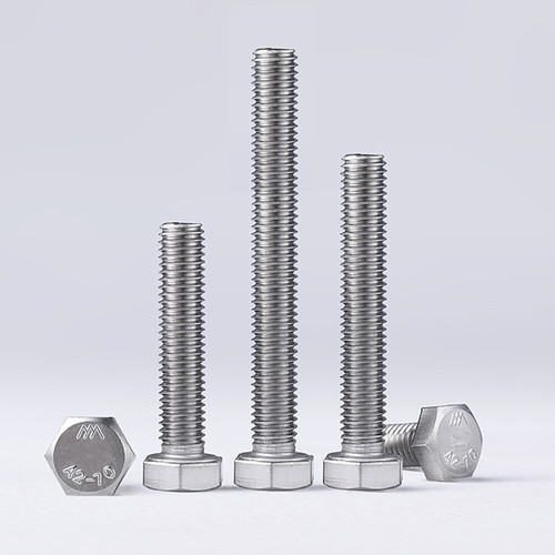 M6-6mm HEX HEXAGON HEAD SET SCREWS FULL THREADED HEXAGON BOLT A2 ...