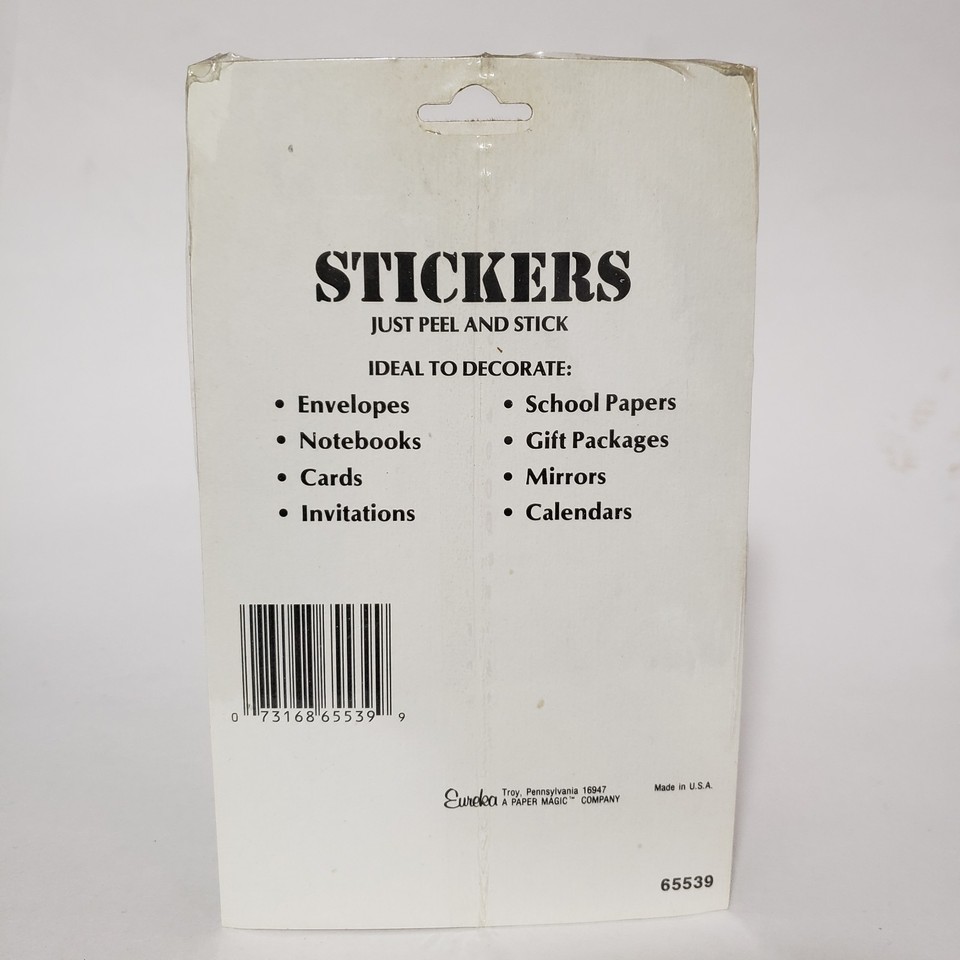Vintage Eureka Stickers Set 120 Ecology Environmental Education Self ...