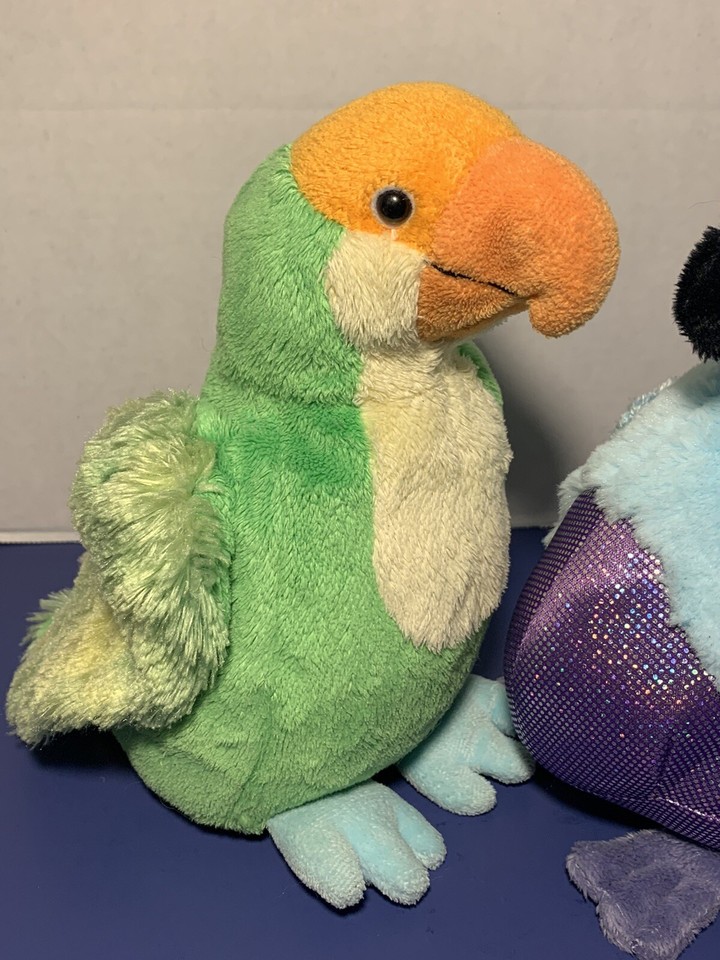 Webkinz Blufadoodle & Parakeet Plush Bundle No Code Ganz Birds Stuffed ...