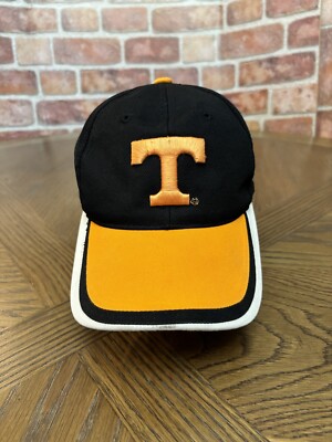 Tennessee Vols Volunteers Vtg Starter Black Hat Baseball Adjustable ...