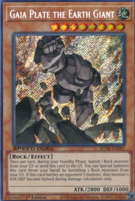 1X NM Gaia Plate the Earth Giant - SGX4-END01 - Secret Rare 1st Edition ...