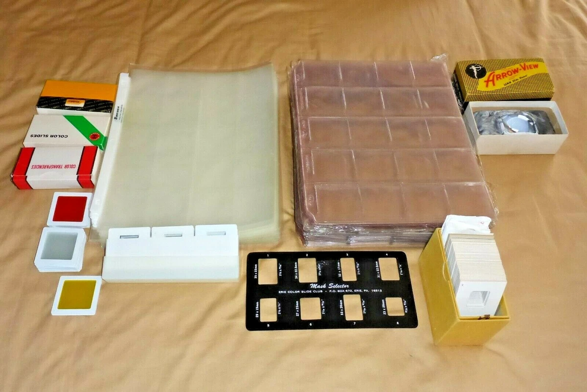 Plactic 35mm Slide Storage