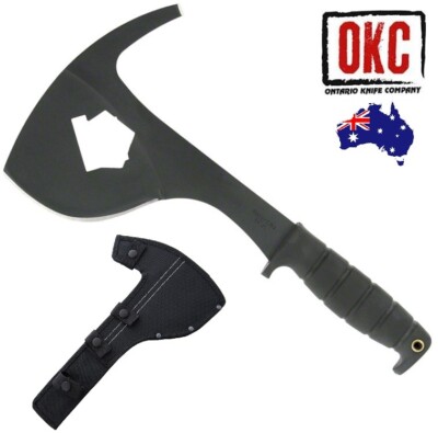 ONTARIO SP16 SPAX FIREFIGHTER TOOL HATCHET AXE CARBON STEEL BLADE ...