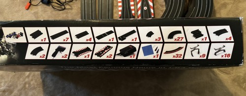 AFX Giant Raceway 62.5Ft 22020 Complete w/Box Manual & Instructions +1 ...