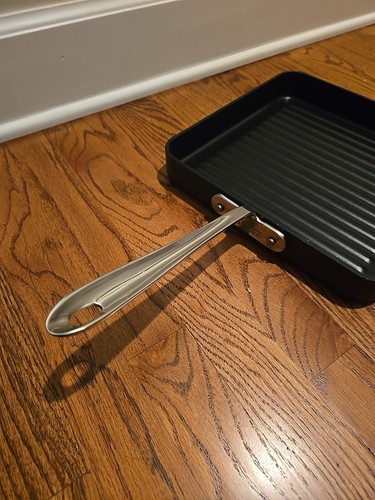 All-Clad Hard Anodized Aluminum Nonstick Square Grill Pan Skillet ...