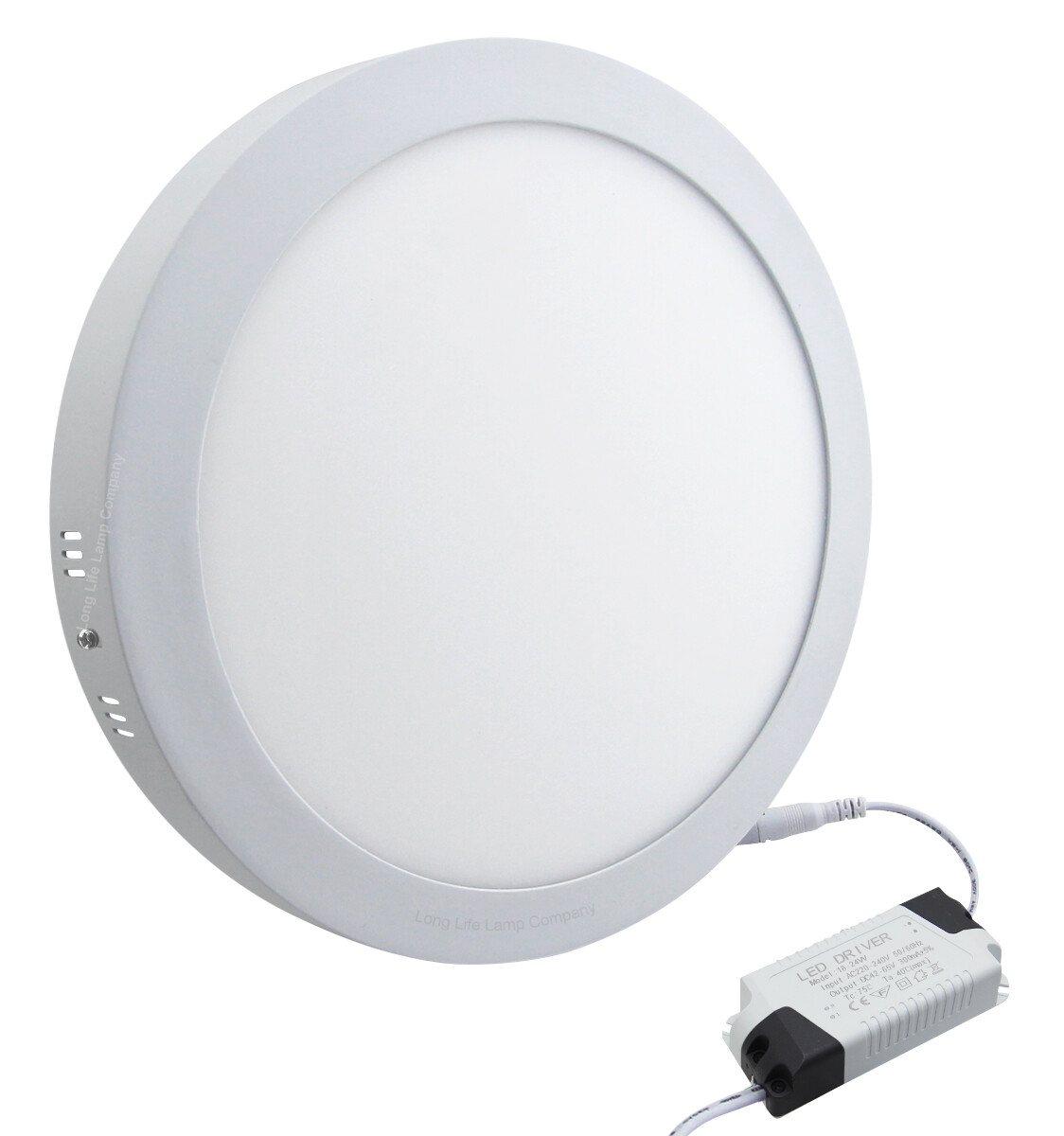 18W LED White Body Surface Mount Ceiling Panel Down Light Bright Cool ...