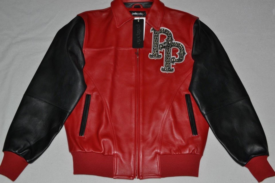 Pelle Pelle Men's LEATHER LEGEND WORLD FAMOUS Jacket RED All Sizes NWT ...