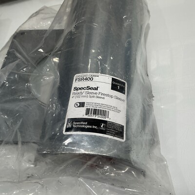 SpecSeal 4" Ready Sleeve Split Firestop Sleeve (Qty 2) 730573240007| eBay