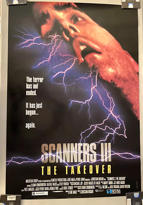 Scanners 3 The Takeover Movie Poster - 39 x 27. Rolled | eBay