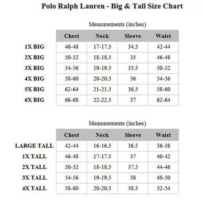 Vintage Polo Ralph Lauren Men’s 3XB 3X 100% Cotton Casual Long Sleeve ...