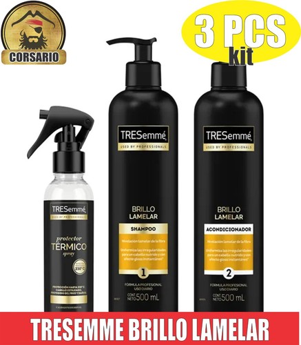 Tresemme Shine Lamellar Shampoo + Conditioner x 500 ml Thermal ...