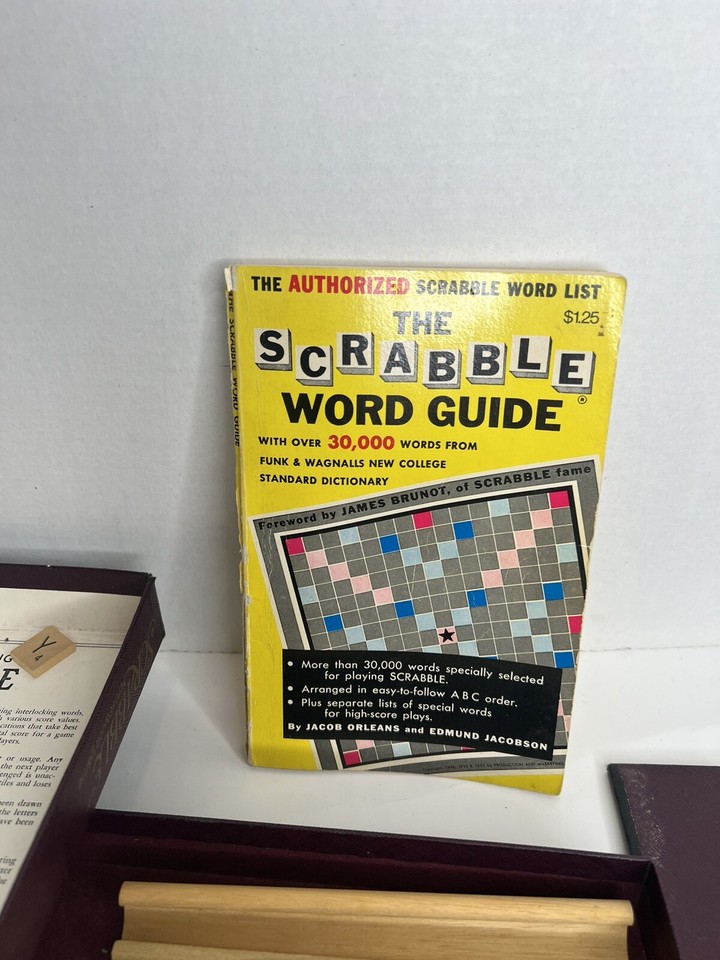 VINTAGE 1948 Scrabble Crossword Game Seltcho & Righter Copyright ...