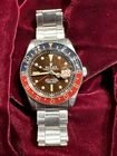 Rare Orig 1959 Rolex Ref 6542 Steel GMT Master Watch Tropical Dial ...